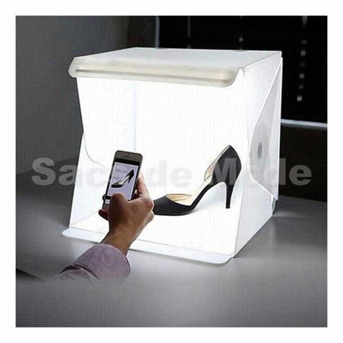 Jual Mini Photo Studio Box Folding Kotak Tempat Foto Portable With Led ...