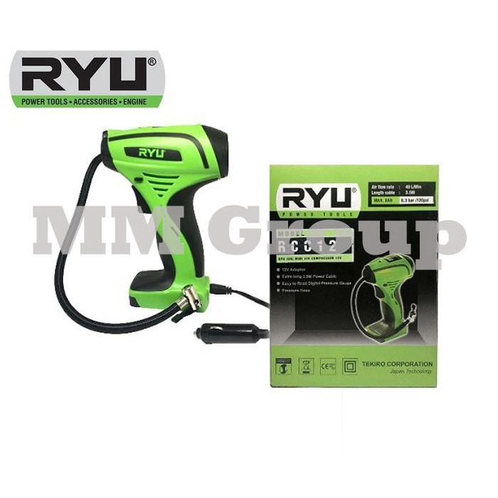 Jual Antibo Ryu Rcc12 Pompa Angin Ban Mobil Dc Mini Air Compressor 12V ...