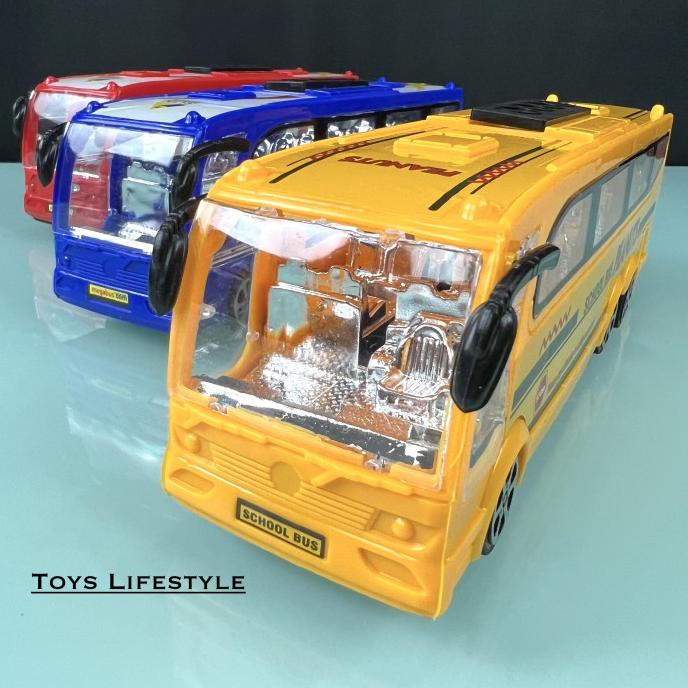 Jual Mainan Mobil Bus Public Bus Mega Bus School Bus Diecast (MURAH ...