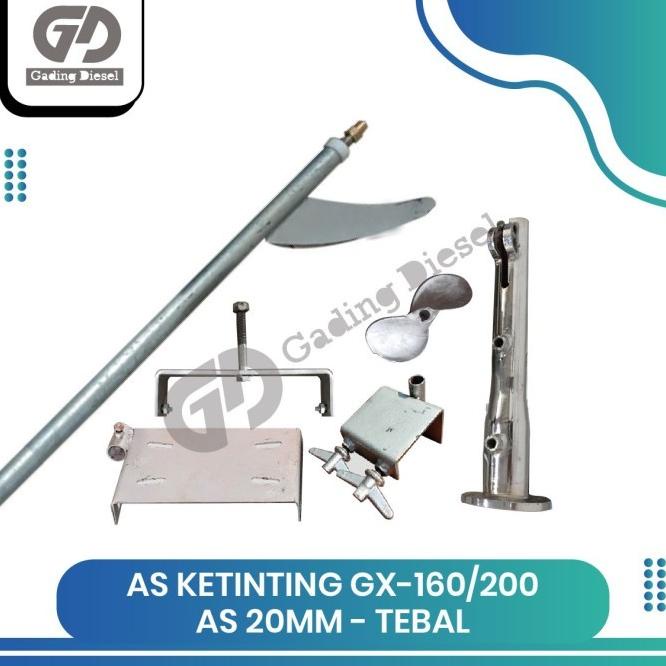 Jual As Ketinting Perahu Gx-160/200 Ukuran As 20Mm Tebal | Shopee Indonesia