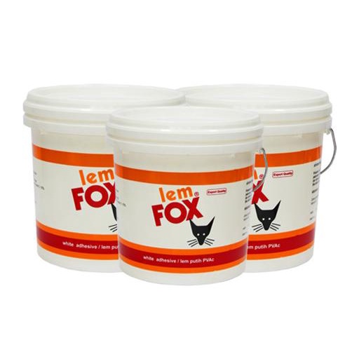 Jual Lem Fox Putih / Lem Putih PVAC Ember Merah 10Kg | Shopee Indonesia