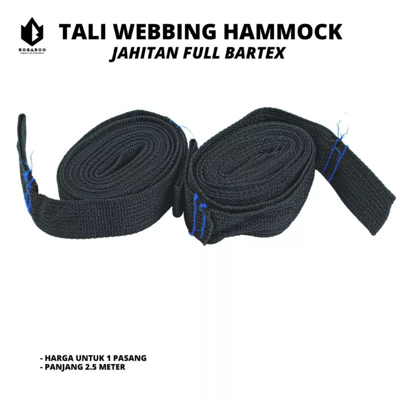Jual Tali Webbing Tubular Panjang 2,5 Meter Bartex - Tali Hammock ...