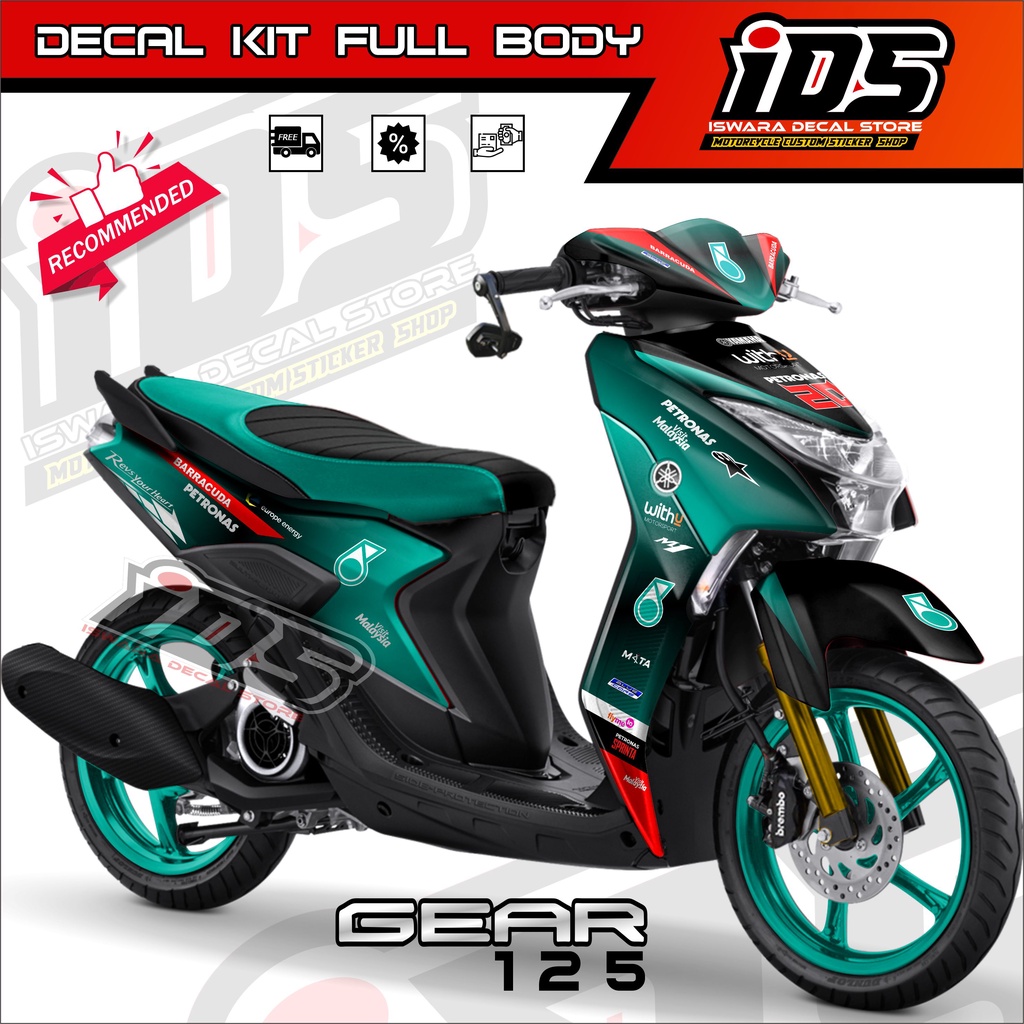 Jual Decal Gear 125 Stiker Motor Gear 125 Full Body Decal Yamaha Gear ...