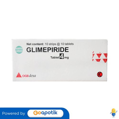 Jual GLIMEPIRIDE OGB DEXA MEDICA 4 MG BOX 100 TABLET | Shopee Indonesia