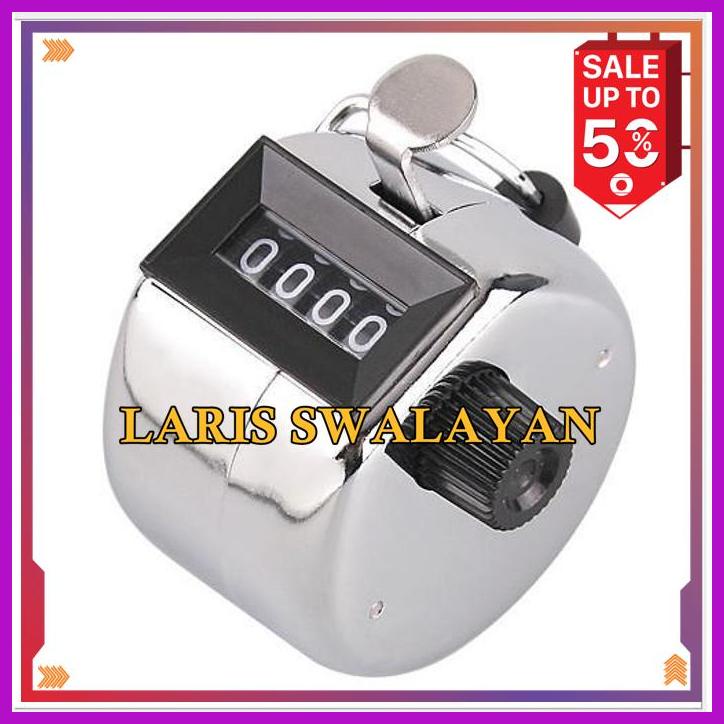 Jual HAND TALLY COUNTER 4 DIGIT/ ALAT HITUNG MANUAL/ COUNTER CHECKER ...