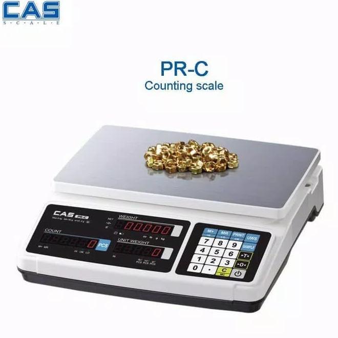 Jual Timbangan Baut/Timbangan Digital Counting Scale Cas Pr-C Cap 30 Kg | Shopee Indonesia