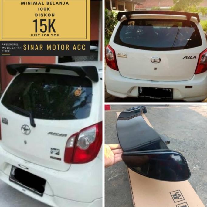 Jual SPOILER RACING CUSTOM MODEL MUGEN UNTUK AGYA DAN AYLA | Shopee Indonesia
