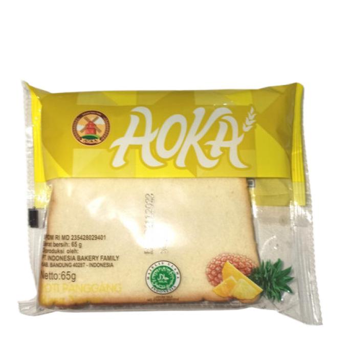 Jual Aoka Roti Tawar Panggang Sandwich Isi Selai Dus Karton