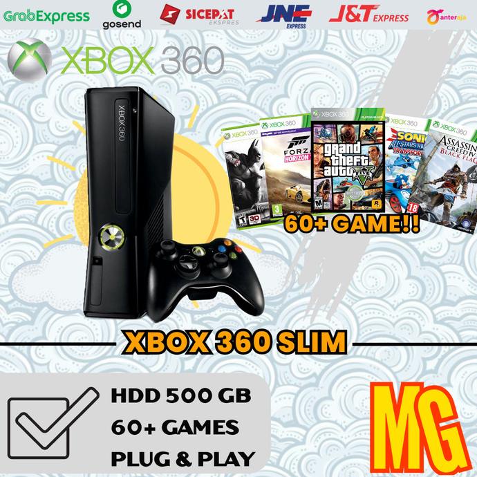 Jual XBOX 360 SLIM 250GB RGH FULL GAMES BISA PILIH | Shopee Indonesia
