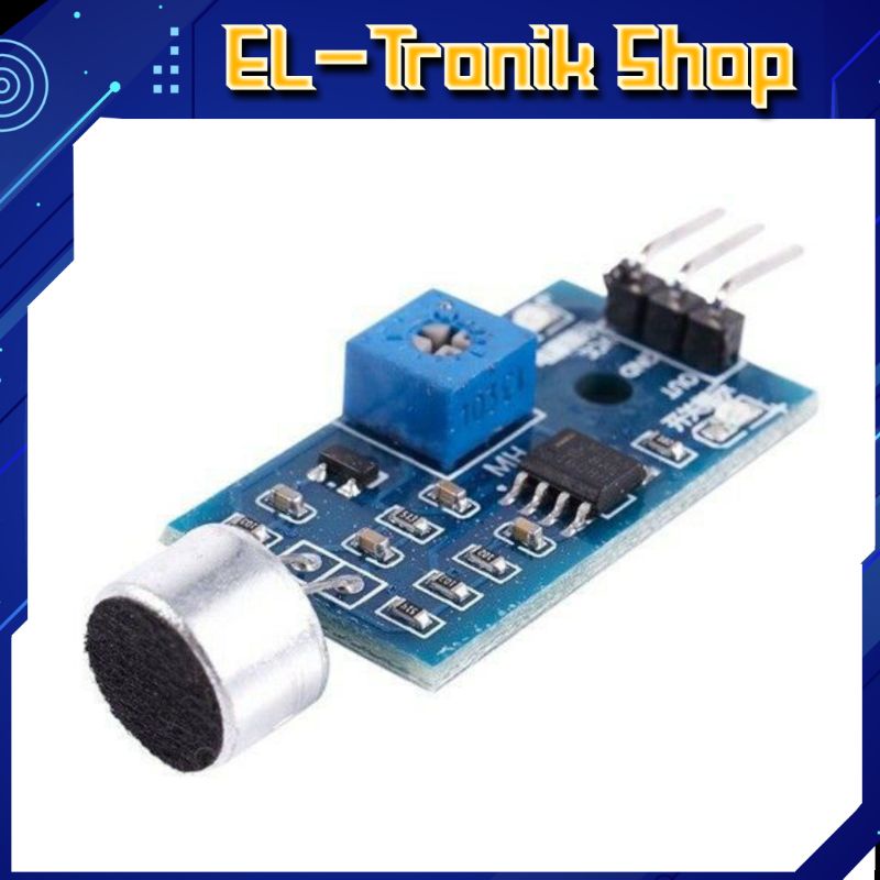 Jual Modul Sensor Microphone / Sound Detector / MIC Condensor (Tegal ...
