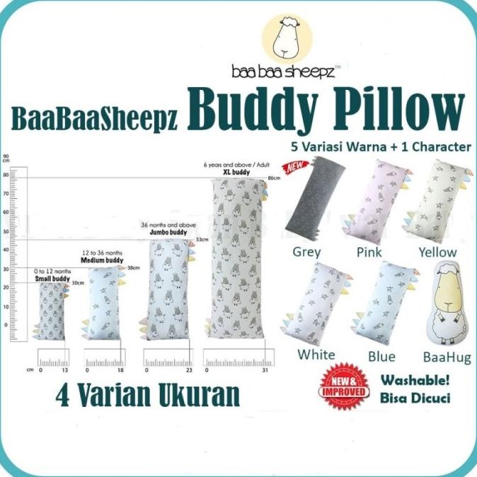 Jual BaaBaa Baabaasheepz Bed Time Buddy Bantal Baba sheep bantal guling ...