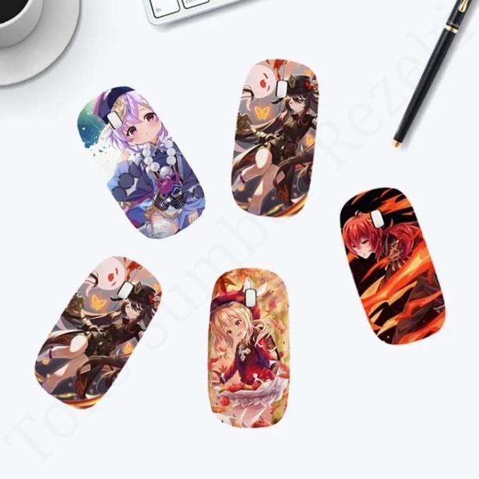 Jual MOUSE MOUSE ANIME GENSHIN IMPACT FIGURE PAIMON QIQI HUTAO DILUC ...