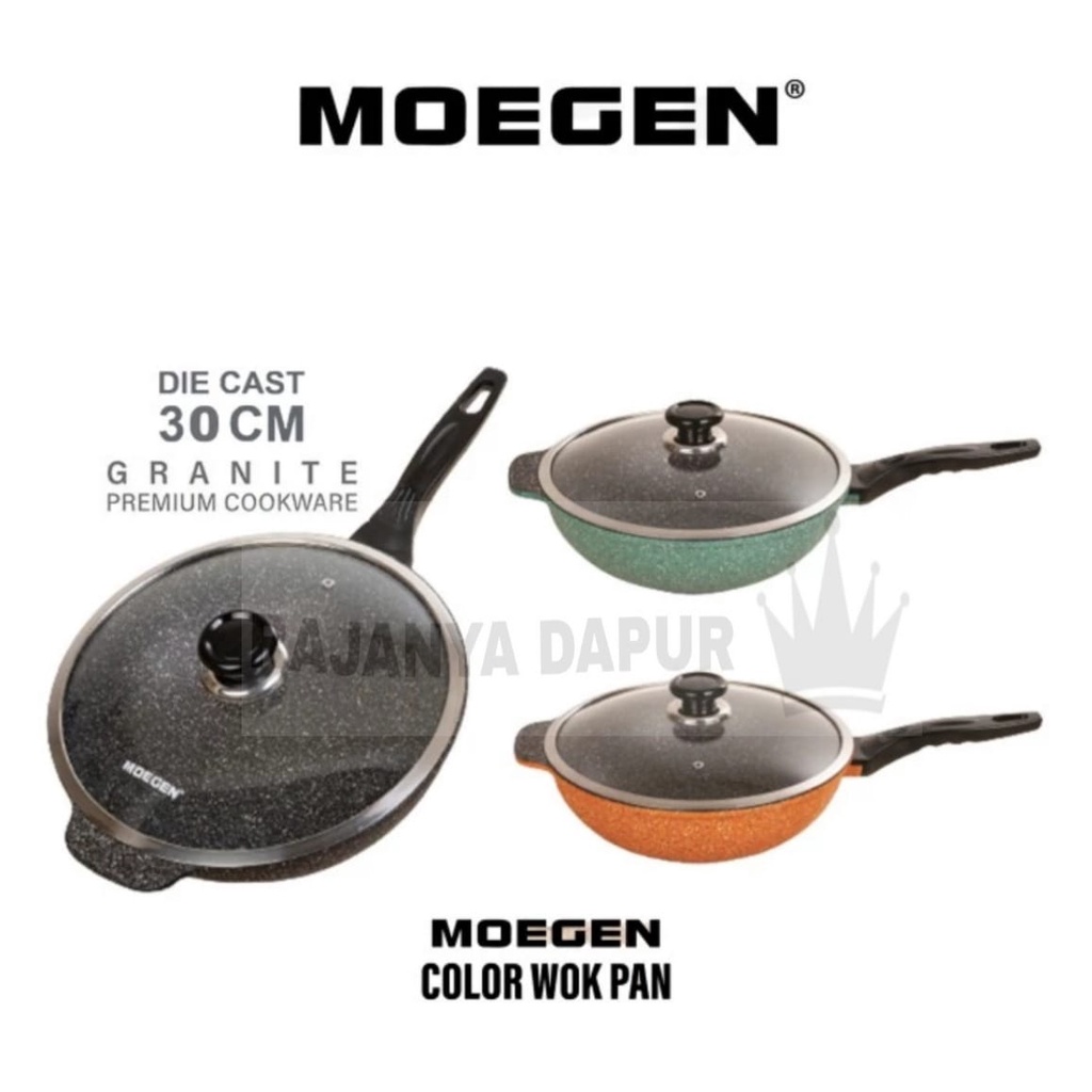 Jual Wok pan yeobo/MOEGEN 30 COLOUR PAN - korea pan - wajan panci ...