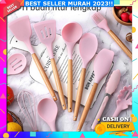 Jual Alat Masak Lengkap Stenlis Warna Lengkap Sotil Nasi Goreng Alat Perlengkapan Sspatula ...