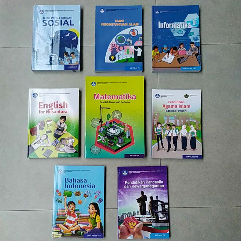 Jual Buku Pelajaran SMP kelas 8 / VIII. Buku Paket SMP. K-21/Kurikulum Merdeka. Diknas. terbaru ...