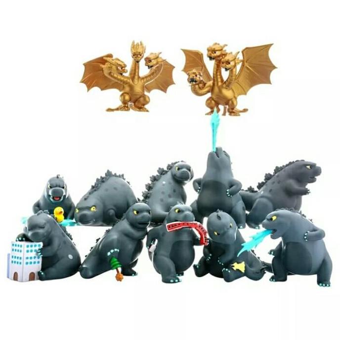 Jual MONSTER KAIJU GODZILLA KING GHIDORAH MINI SERIES CHIBI FIGURE ...