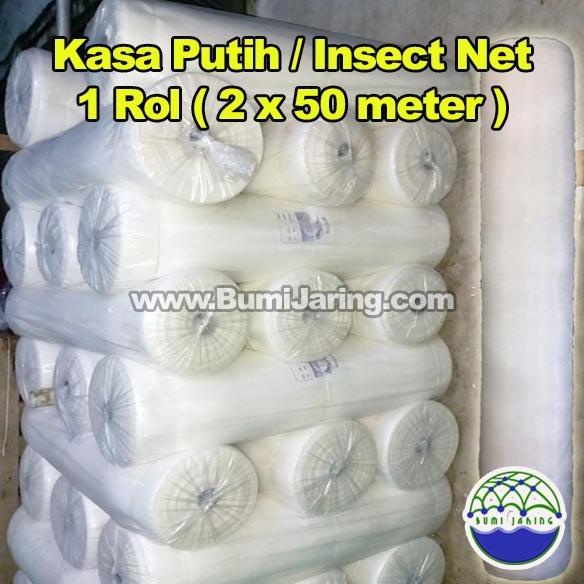 Jual Insect Net Lebar 2 meter 1 Rol, Kasa Putih (2 x 50 meter) | Shopee ...