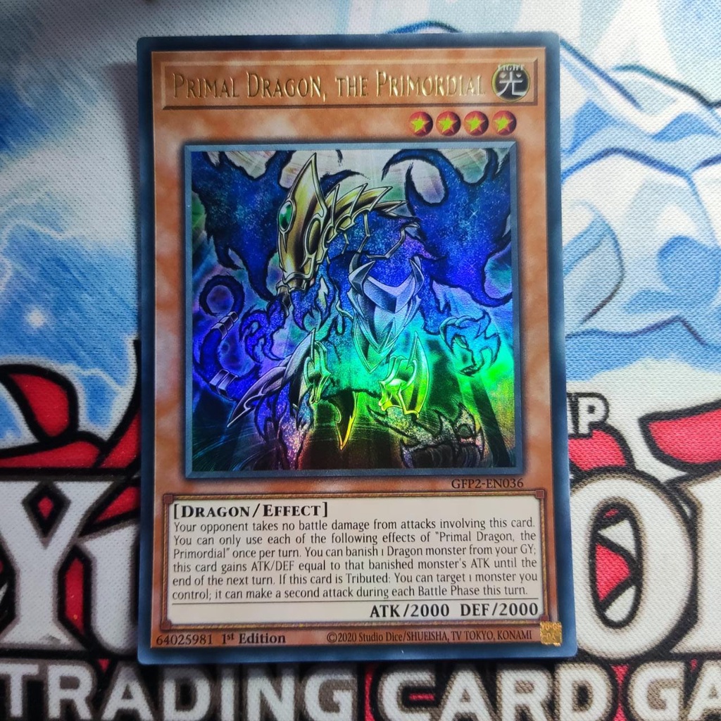 Jual yugioh primal dragon the primordial GFP2 ultra rare 1st original ...