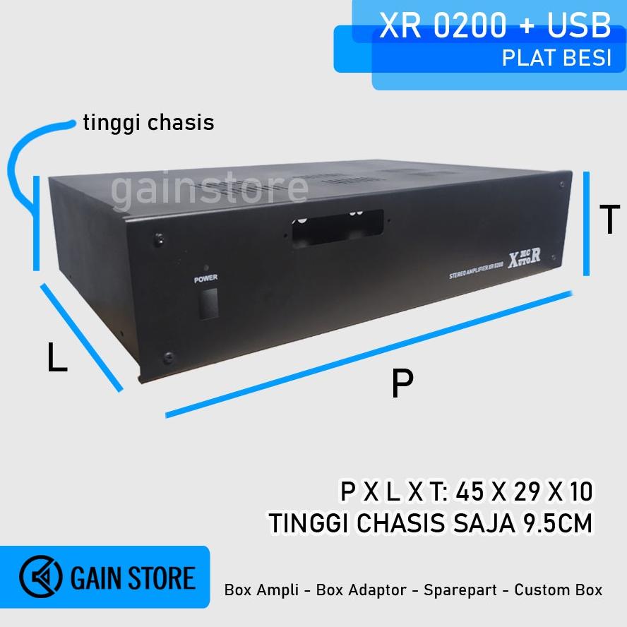 Jual ANA865 Box Ampli Amplifier power XR 0200 polos/usb * | Shopee Indonesia