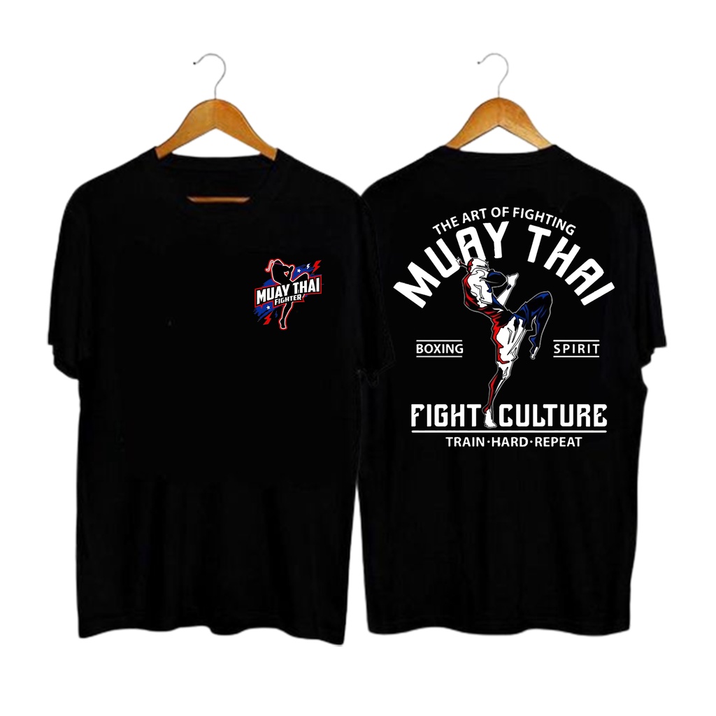 Jual KAOS DISTRO UNISEX MUAY THAI / BAJU KEREN LENGAN PENDEK | Shopee ...