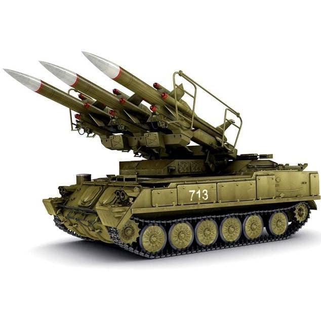 Jual DIY Papercraft 2K12 Kub SA-6 Gainful Mobile STA Missile System ...