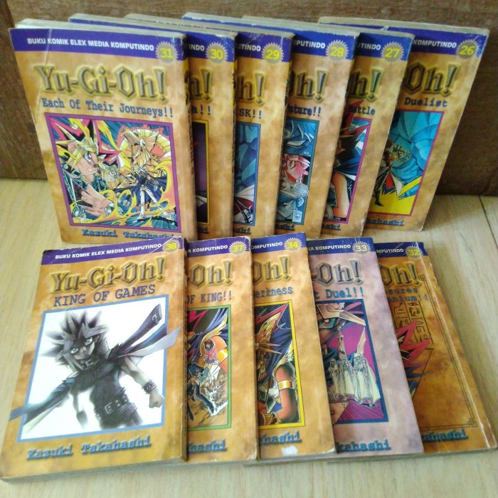 Jual Komik Yu Gi Oh jilid 26 sampai 38 minus 35 dan 36 | Shopee Indonesia
