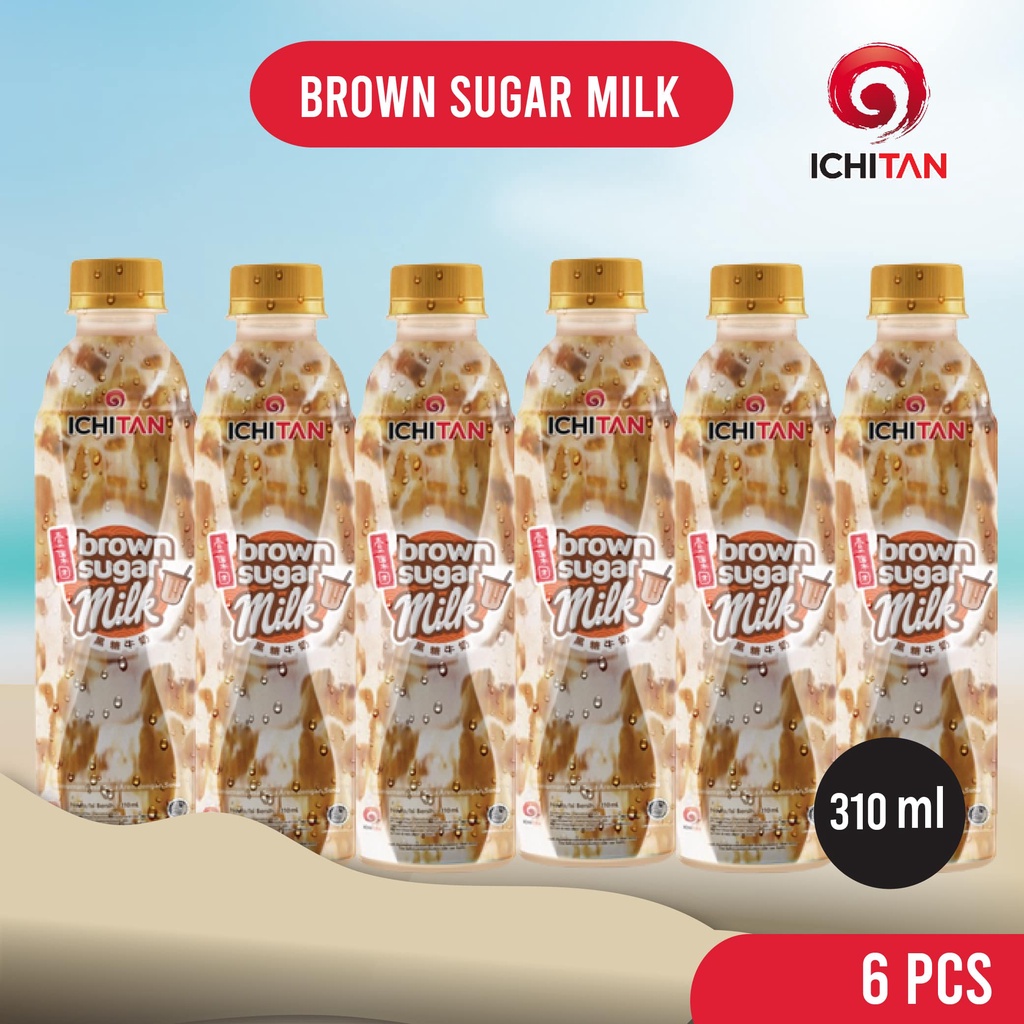 Jual Ichitan Brown Sugar Milk 310ml | Bundling 6 | Shopee Indonesia