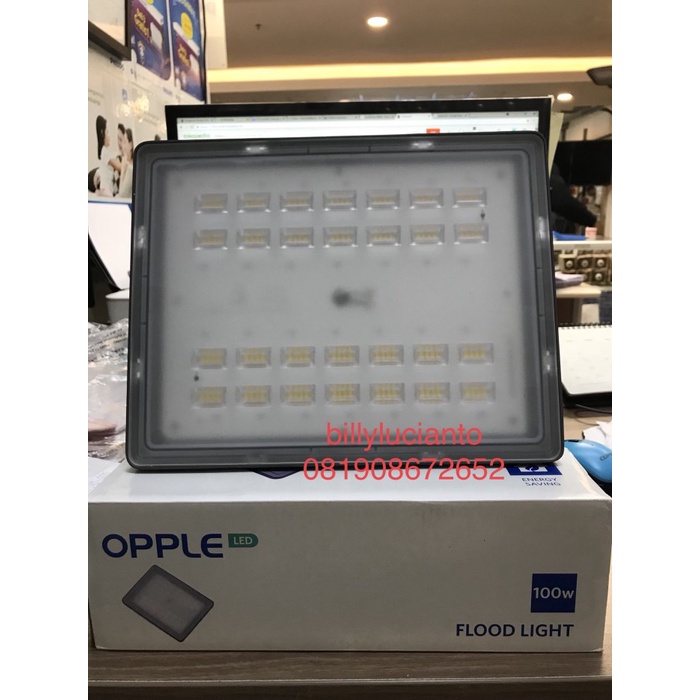Jual Lampu Sorot LED OPPLE 100 watt Flood light 100w Putih / Kuning GARANSI | Shopee Indonesia
