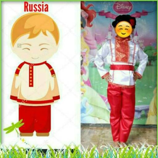 Jual Sz 8-12 Th Kostum Negara Rusia/Baju Tradisional Anak Cowo | Shopee ...