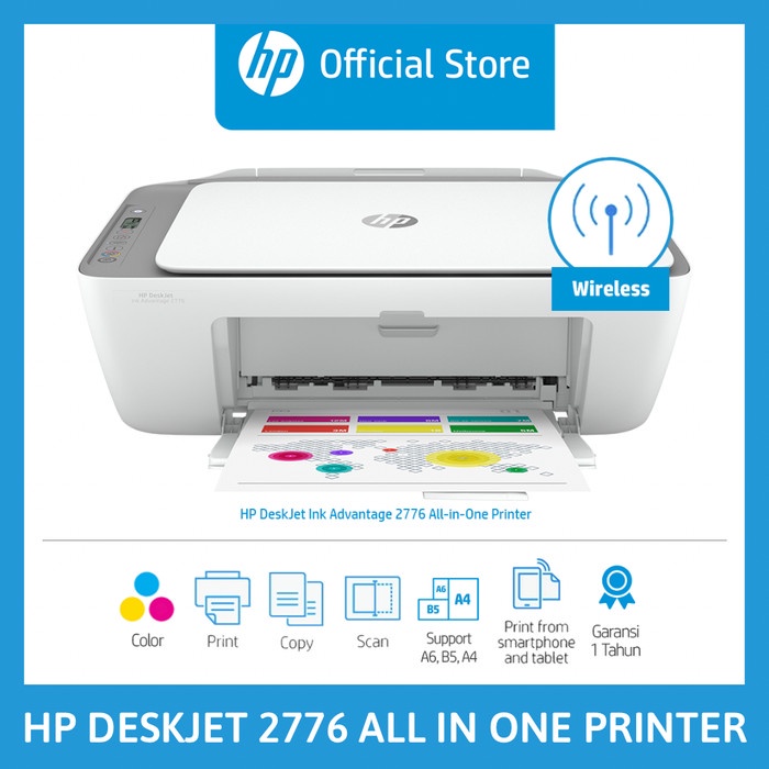 Jual Hp Deskjet Ink Advantage 2776 2775 All In One Printer Wireless ...