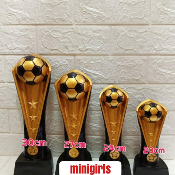 Jual BEST QUALITY Piala trophy futsal bola fiber bola bintang satuan ...