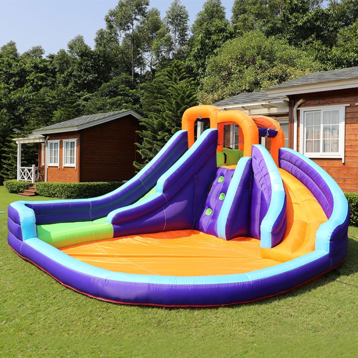 Jual Billiard Bouncy Castle Airmyfun Slip N Slide Climbing Pool ...