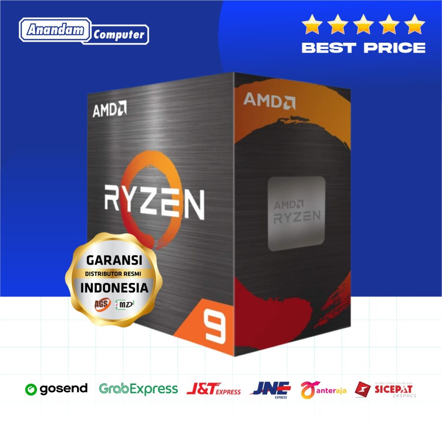 Jual AMD Ryzen™ 9 5950X 16-Core 32-Thread Unlocked, Without Cooler | Shopee Indonesia