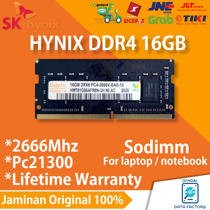 Jual Ram Laptop Hynix Ddr4 16gb 2666mhz Pc21300 Sodimm Notebook Memory