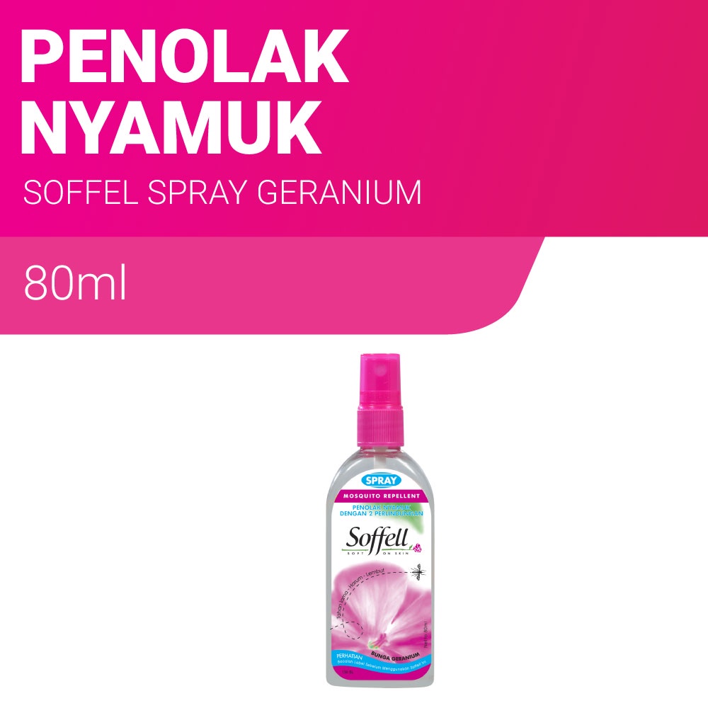 Jual Soffell Botol Spray Bunga Geranium 80Ml | Shopee Indonesia
