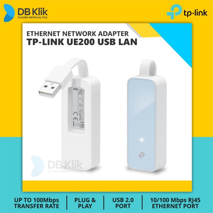Jual USB LAN TP Link UE200 Fast Ethernet Adapter - TPLink UE 200 ...