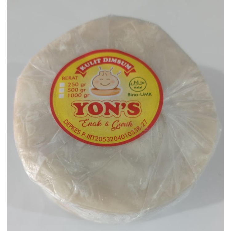 Jual Kulit Dimsum / Gyoza / Kuotie / Siomay (Putih) - Diameter 9cm isi ...