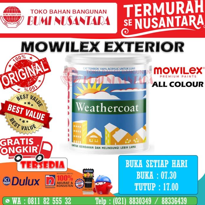 Jual Mowilex Weathercoat 2 5l Cat Tembok Exterior Mowilex Weathershield