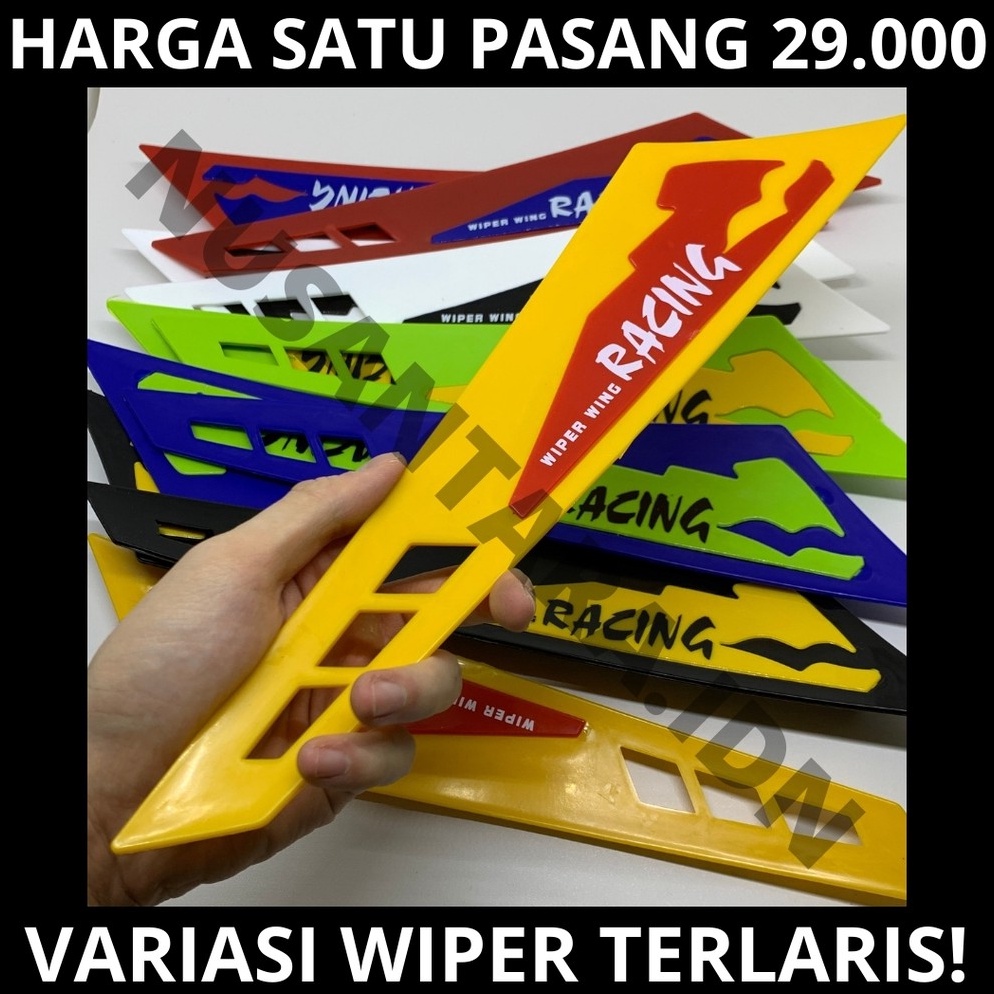 Jual Produk Wiper Wing Plastik Racing Sporty Variasi Truck dan Semua ...