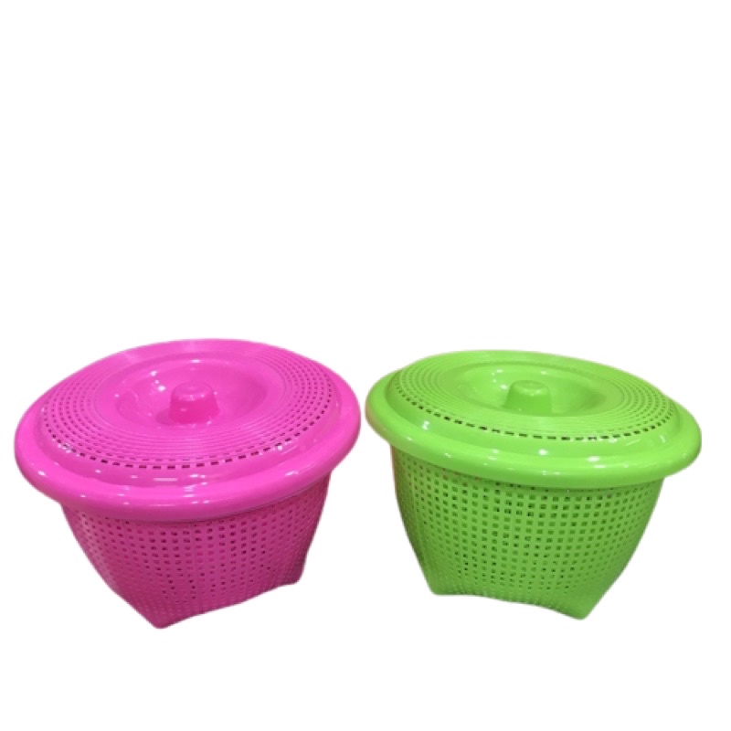 Jual WAKUL PLASTIK + TUTUP SERBAGUNA SSJ / BAKUL NASI MINI | Shopee ...