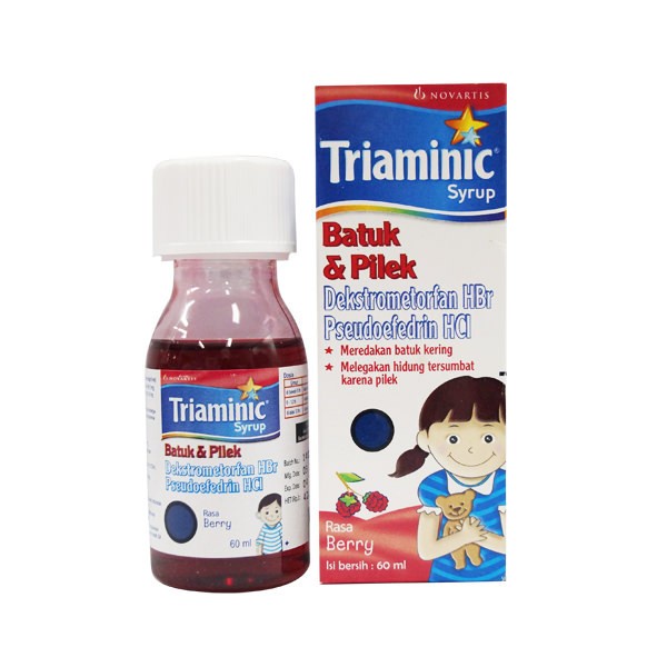 Jual TRIAMINIC BATUK (BERRY) 60 ML | Shopee Indonesia