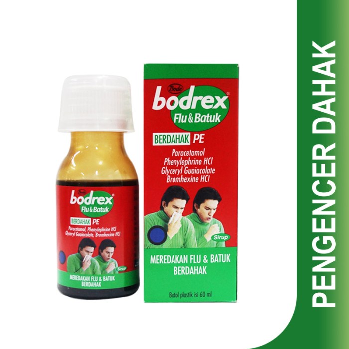 Jual BODREX FLU& BATUK BERDAHAK 60 ML | Shopee Indonesia