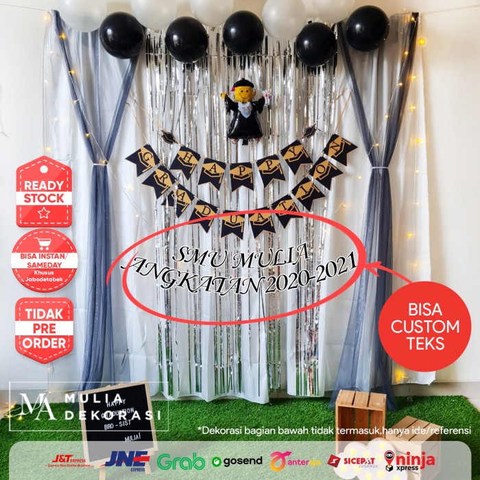 Jual Dekorasi Badrop Wisuda Kelulusan Paud Tk Sd Smp Smu Paket ...