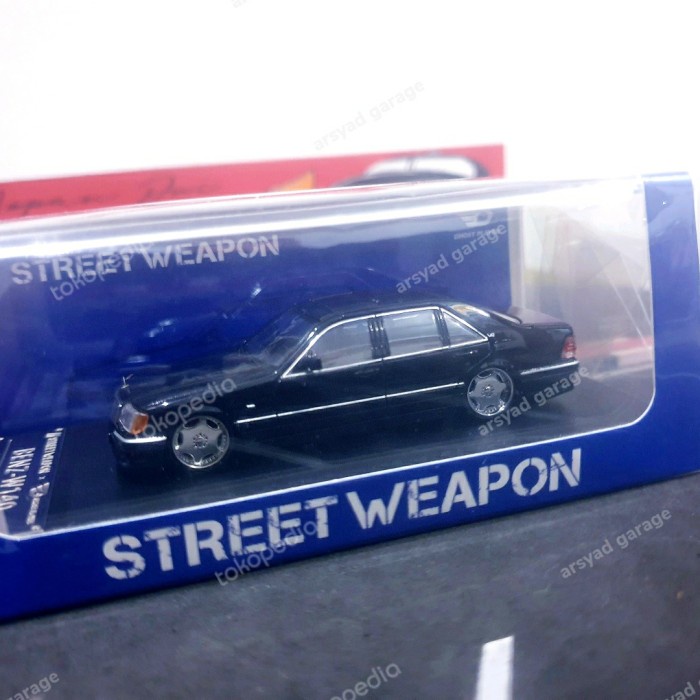 Jual MUST HAVE!! DIECAST STREET WEAPON MERCEDES BENZ W140 BLACK LIMITED ...