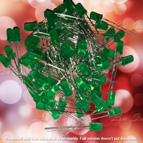 Jual Lampu Led Warna Hijau 5mm 100 pcs | Shopee Indonesia