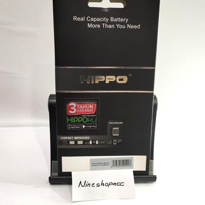 Jual Promo Battery Hippo Original Iphone 8 Plus 2960Mah\Battery Hippo ...
