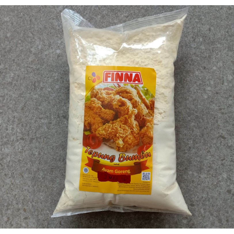 Jual FINNA TEPUNG BUMBU AYAM CRISPY RENYAH 1 KG FINA | Shopee Indonesia