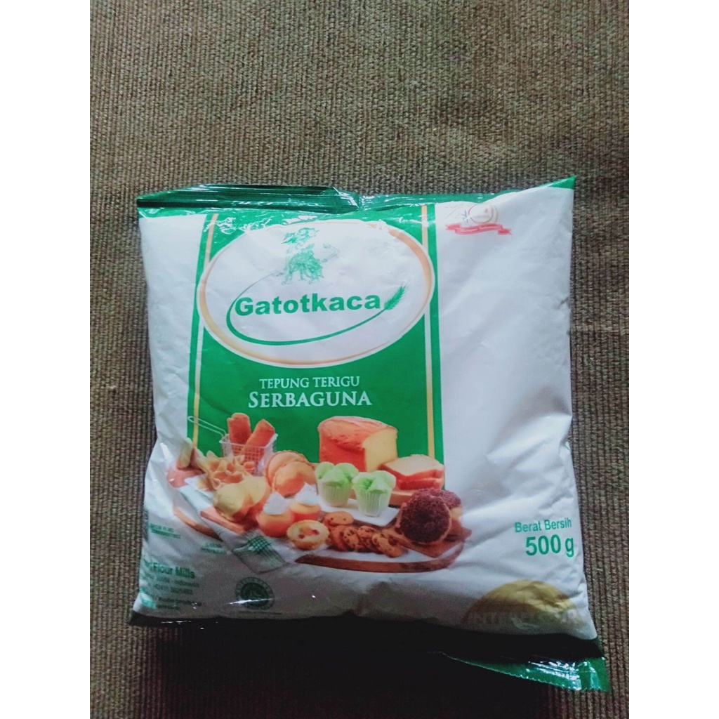 Jual TEPUNG TERIGU SERBAGUNA GATOT KACA 500GR 1/2 KG | Shopee Indonesia