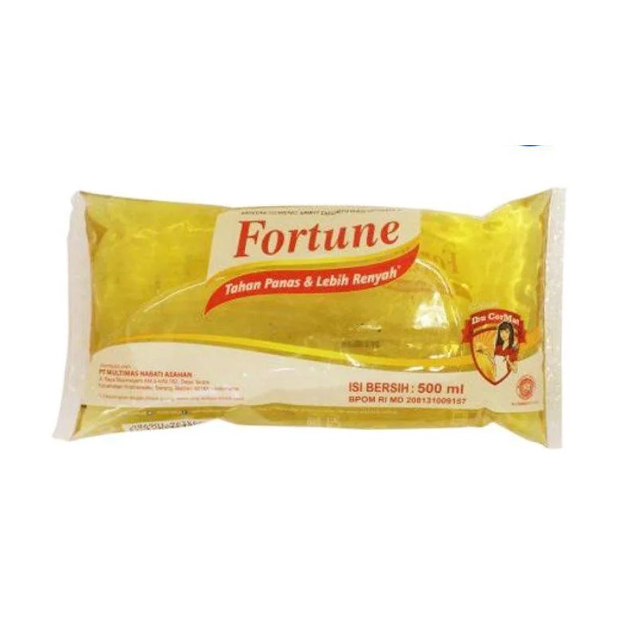 Jual FORTUNE MINYAK GORENG KELAPA SAWIT 500 ML BANTAL | Shopee Indonesia