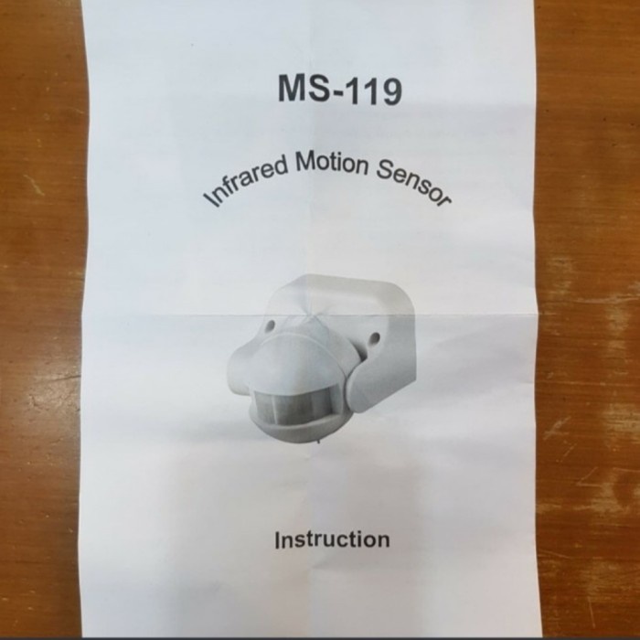 Jual Skylite Infrared Motion Sensor Ms-119 / Sensor Gerak Ms 119 ...